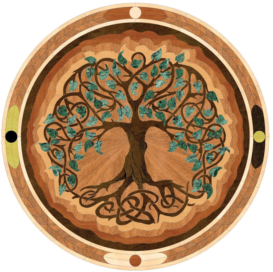 Tree Of Life Medallion Inlay