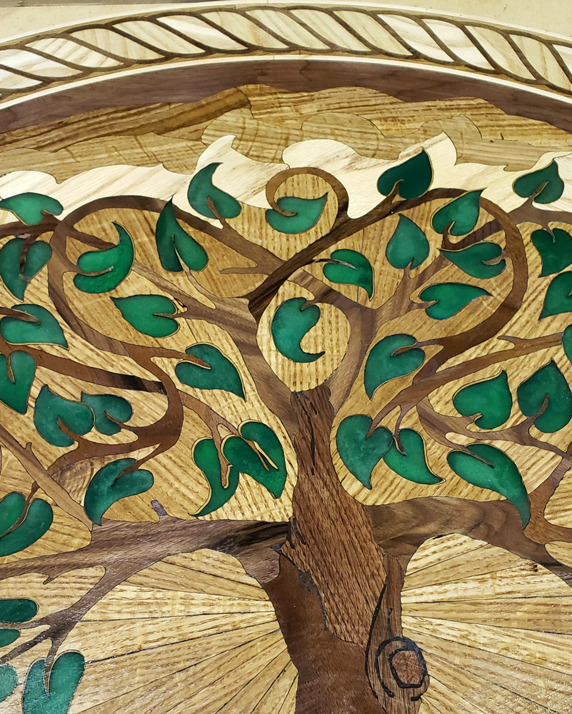 Tree Of Life Medallion Inlay